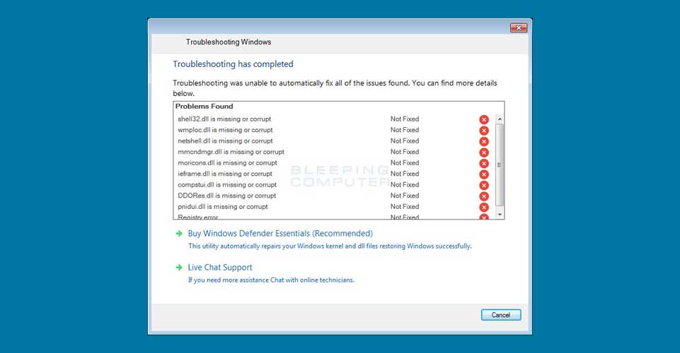 Fake Windows Troubleshooting Support Scam Uploads Screenshots & Uses ...